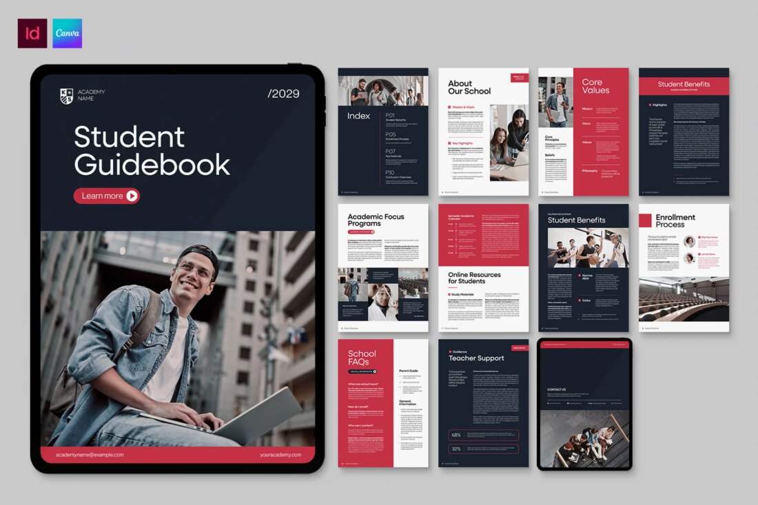 20+ Best Canva Brochure Templates (Tri-Fold & More) - Shack Design