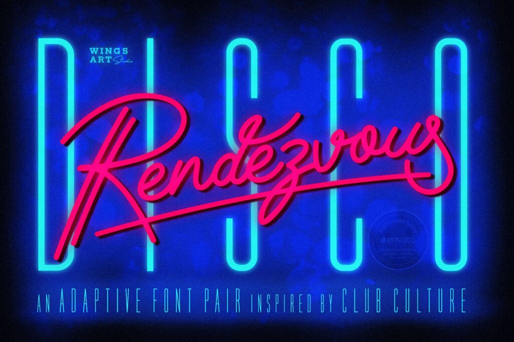 20+ Best Disco Fonts (Retro Disco Style) | Design Shack