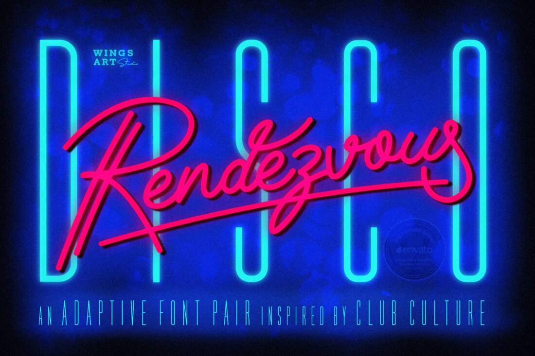 20+ Best Disco Fonts (Retro Disco Style) | Design Shack