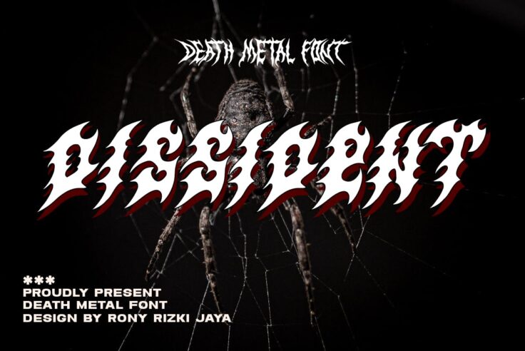 25+ Best Heavy & Death Metal Fonts That Rock | Design Shack