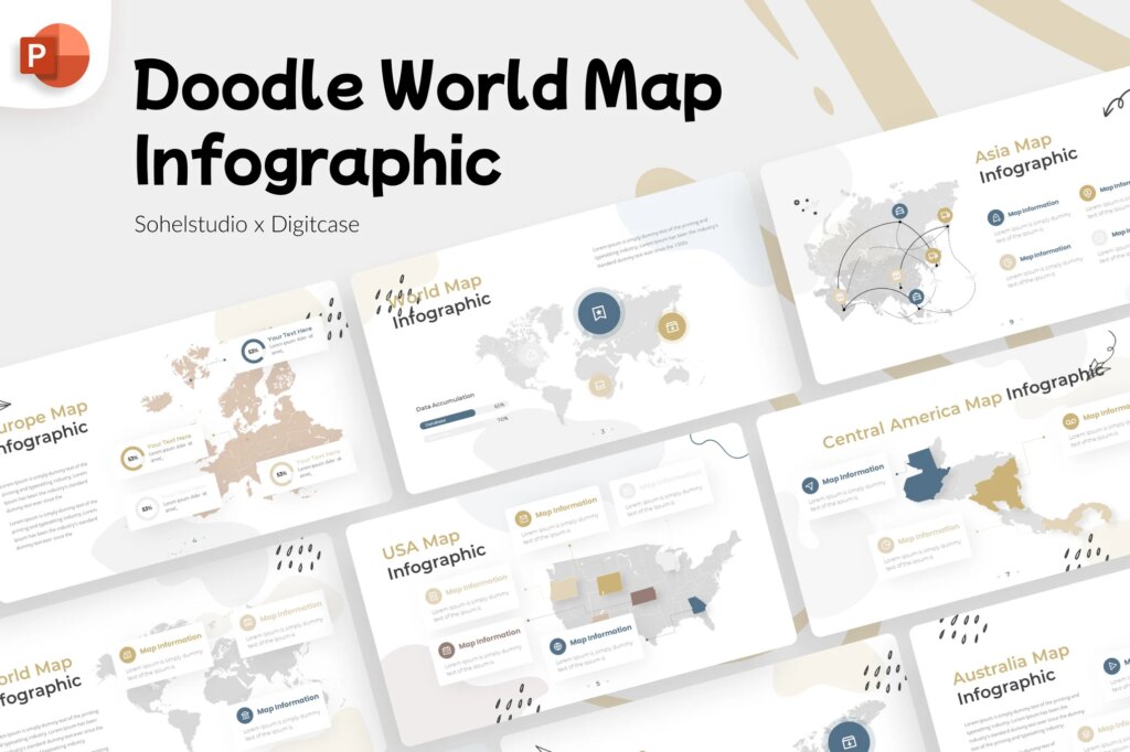 20+ Best World Map Templates for Designers (Free & Pro) | Design Shack