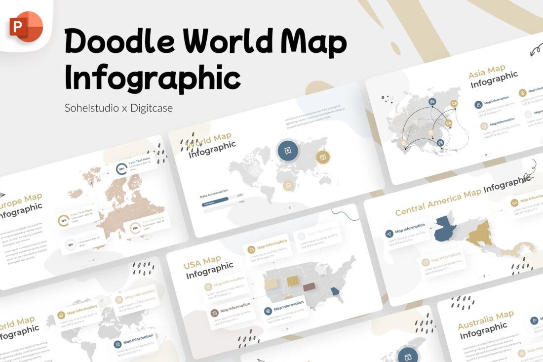 20+ Best World Map Templates for Designers (Free & Pro) | Design Shack