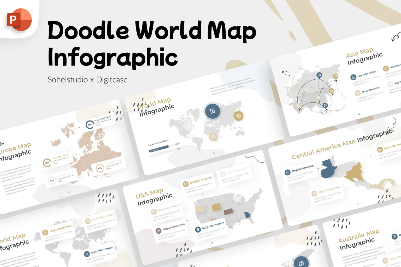20+ Best World Map Templates for Designers (Free & Pro)