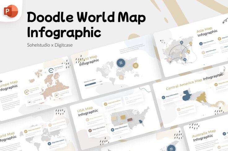 20+ Best World Map Templates for Designers (Free & Pro)