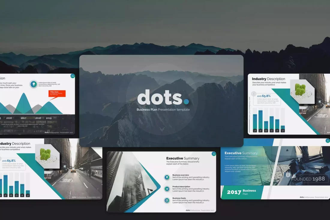 Dots Presentation Template | Design Shack