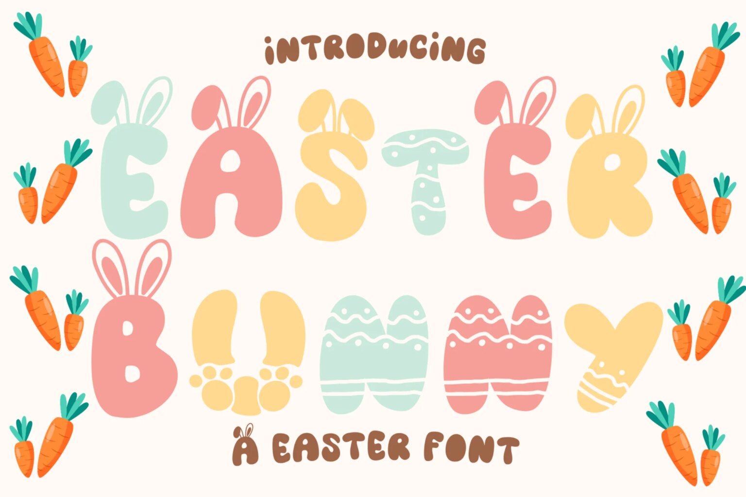 25+ Easter Fonts (Easter Bunny, Eggs & More) | Design Shack