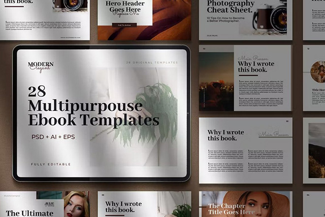 15+ Best eBook Templates | Design Shack