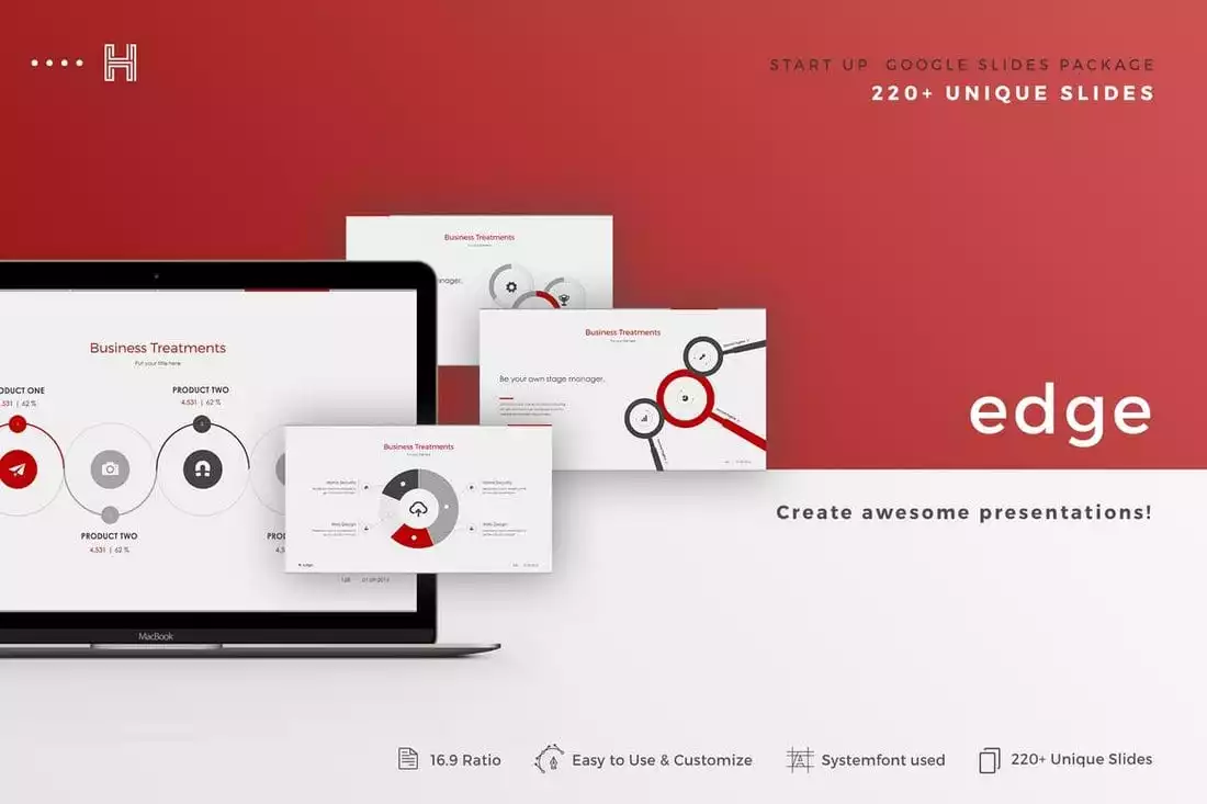 Edge Google Slides Template | Design Shack