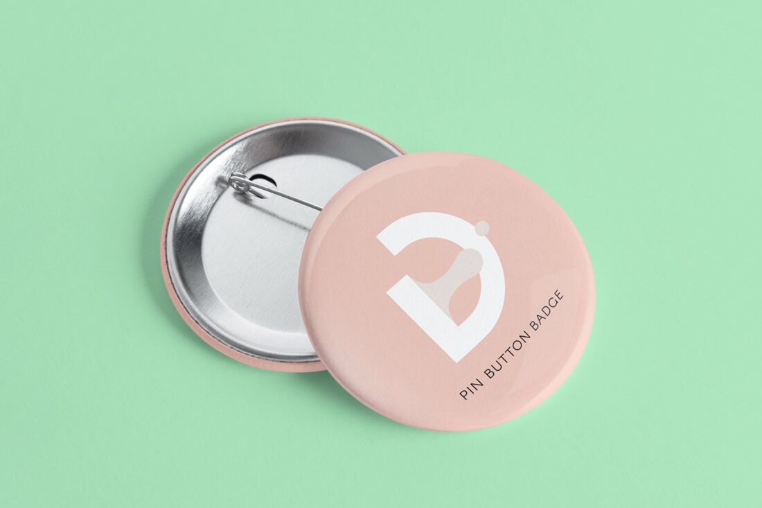 25+ Pin & Badge Mockup Templates | Design Shack