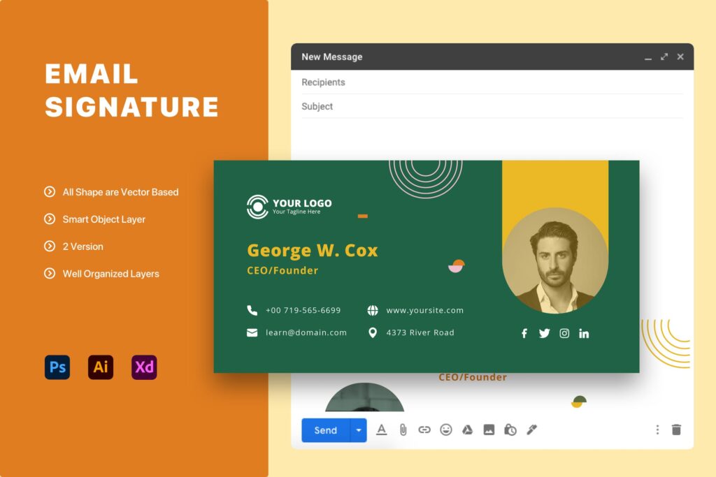 25+ Email Mockup Templates (Newsletters, Signatures, Marketing & More ...