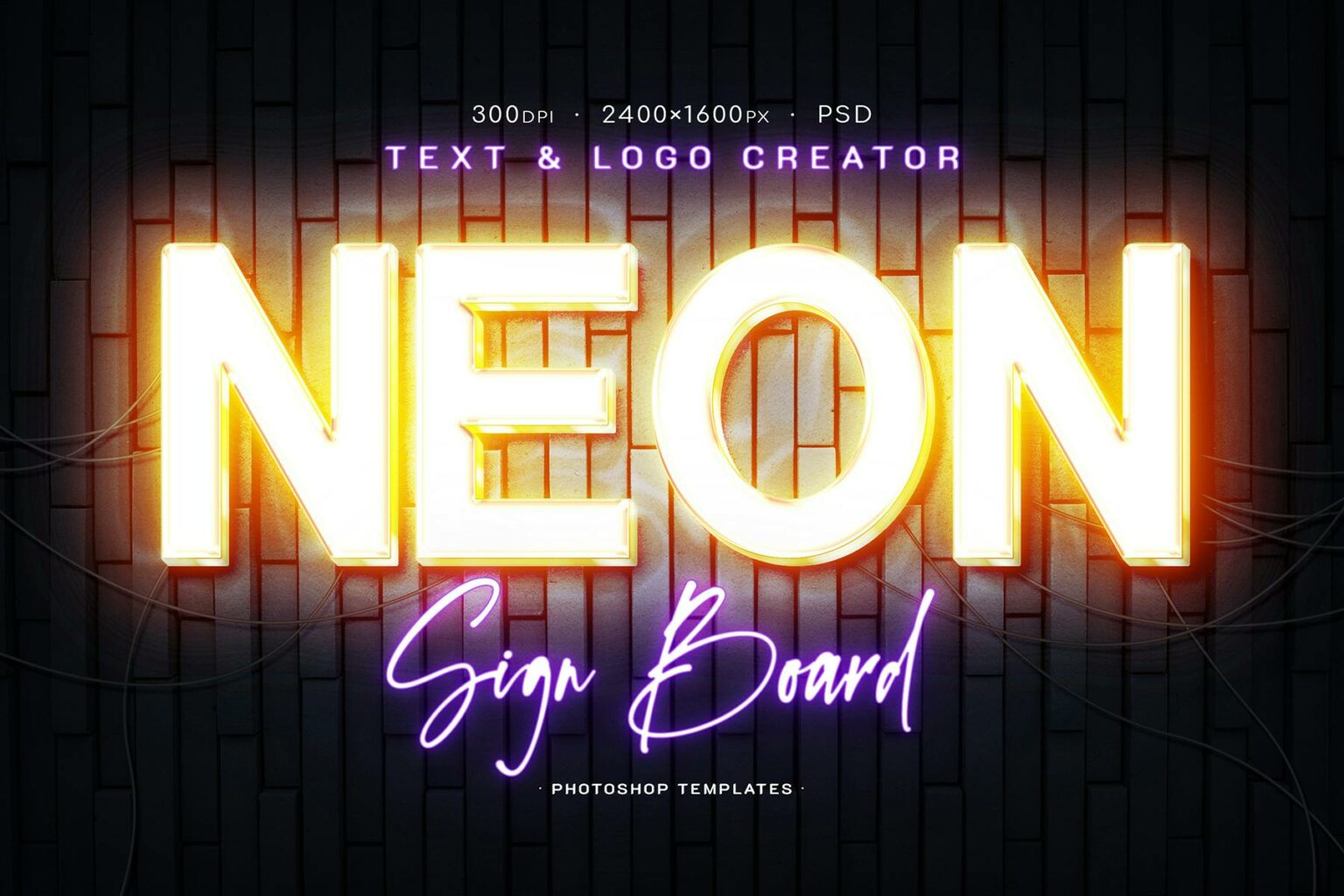 20+ Best Neon Effects for Photoshop (Text, Sign, & More) | Design Shack