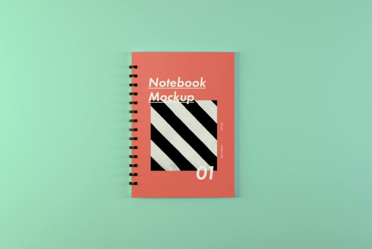 Editable Spiral Notebook Mockups | Design Shack