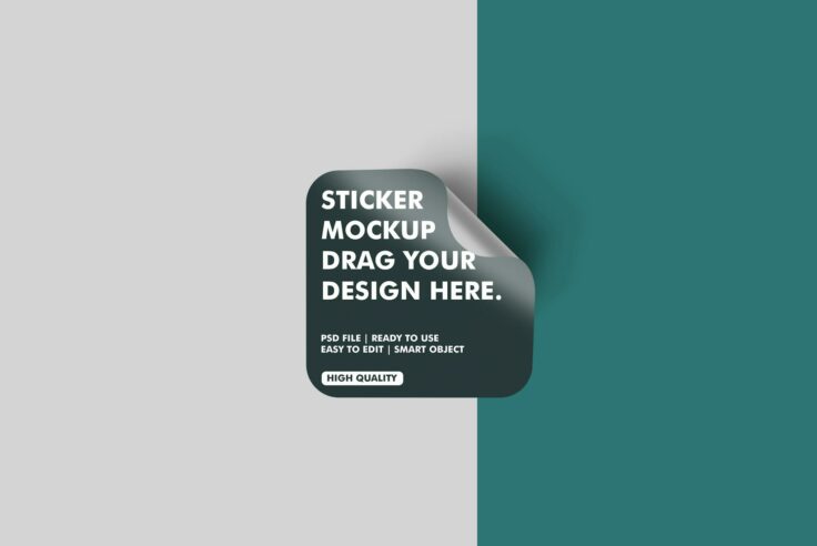 25+ Free Sticker Mockup Templates - Shack Design
