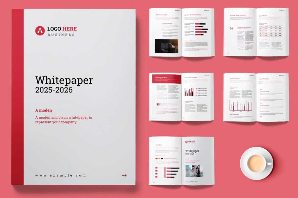 45+ Best White Paper Templates for Word & InDesign | Design Shack