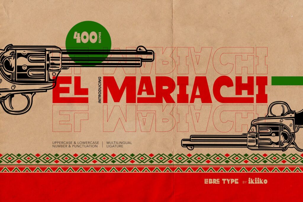 30+ Mexican Fonts (Fiesta, Hispanic, Latino + Cinco De Mayo Fonts ...