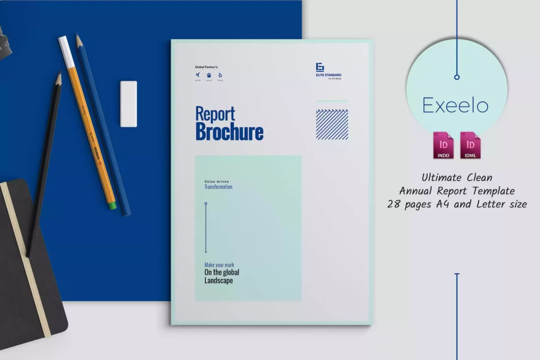 Elegant Annual Report Template | Design Shack