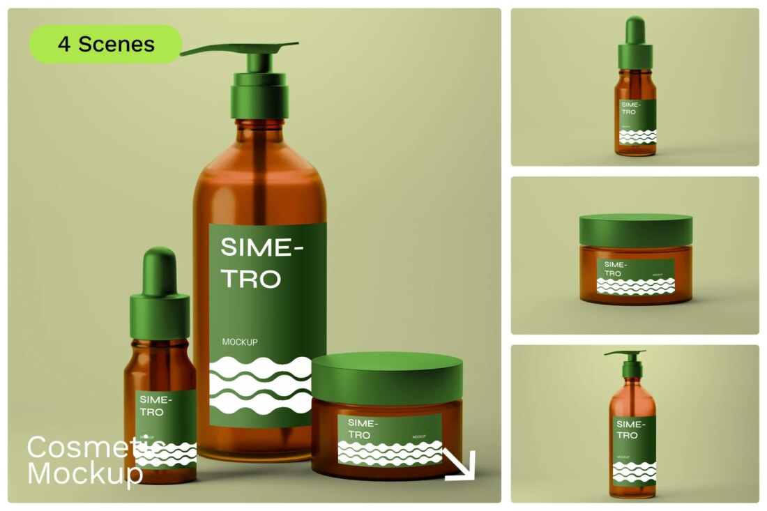 25+ Best Cosmetic Product Mockup Templates | Design Shack