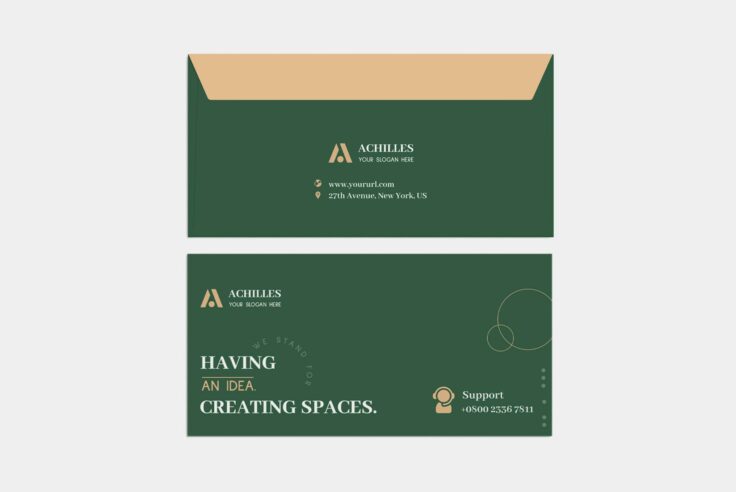 Elegant Envelope Template for Photoshop | Design Shack