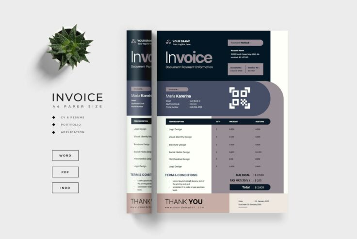 40+ Best Invoice Templates for Word (Free & Pro) 2025 | Design Shack