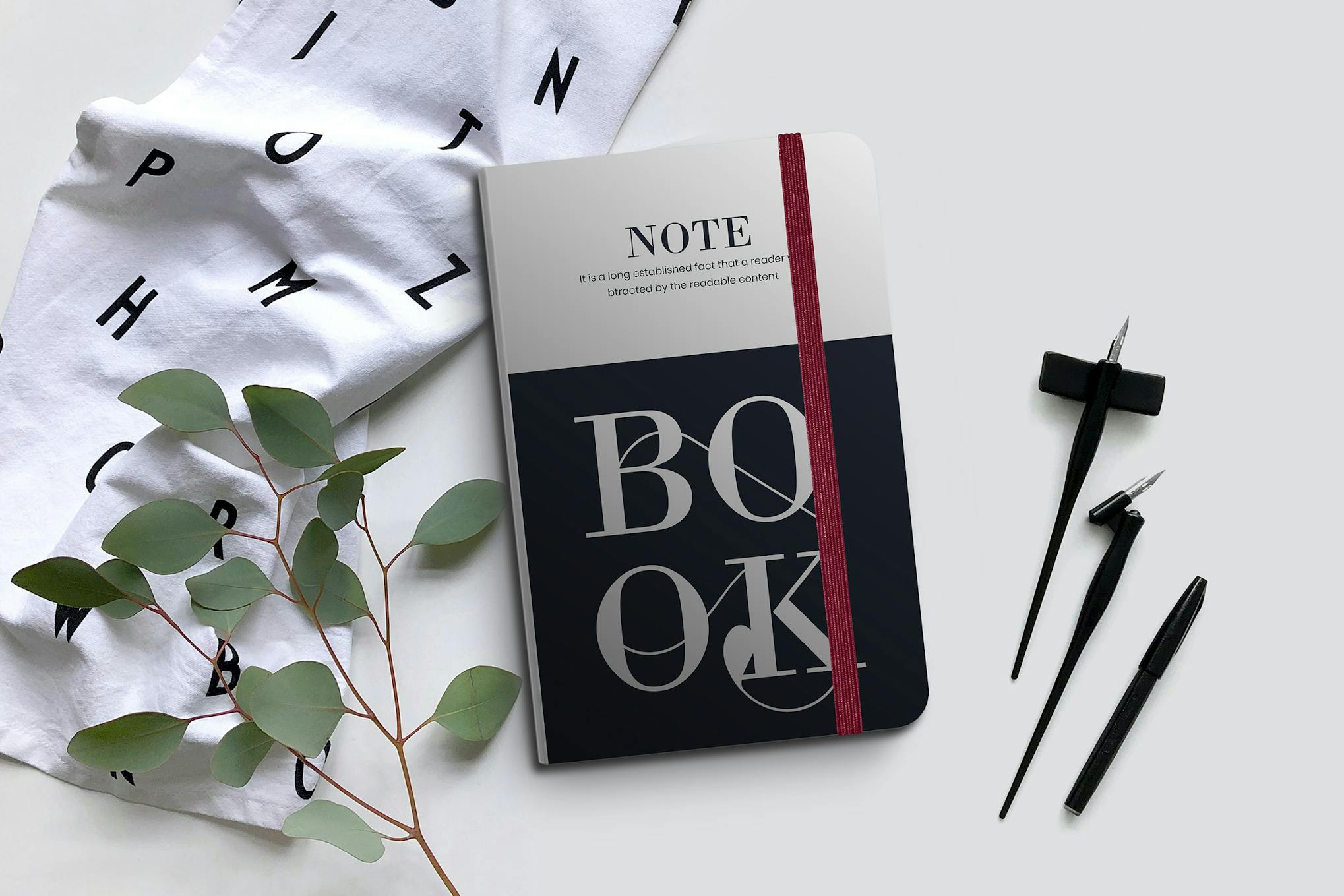 Elegant Notebook Mockup PSD | Design Shack