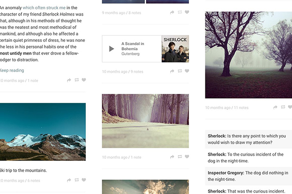 Elemental Tumblr Theme | Design Shack