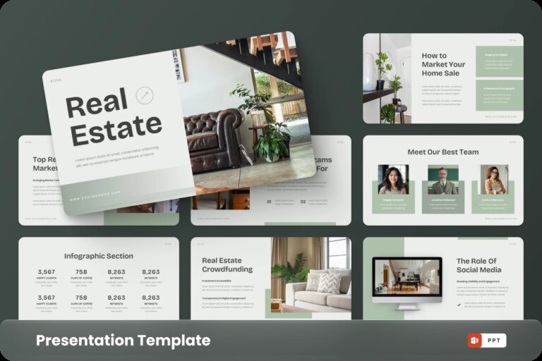 40+ Real Estate PowerPoint Templates (For Property Listings) 2025 ...