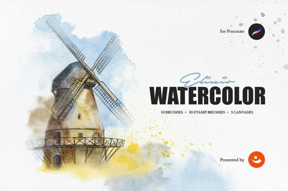 25+ Best Procreate Watercolor Brushes | Design Shack