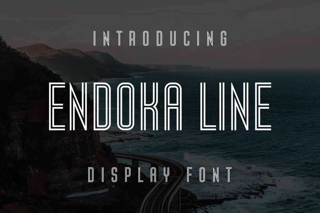 25+ Best Line Fonts With Creative Letterforms | Design Shack