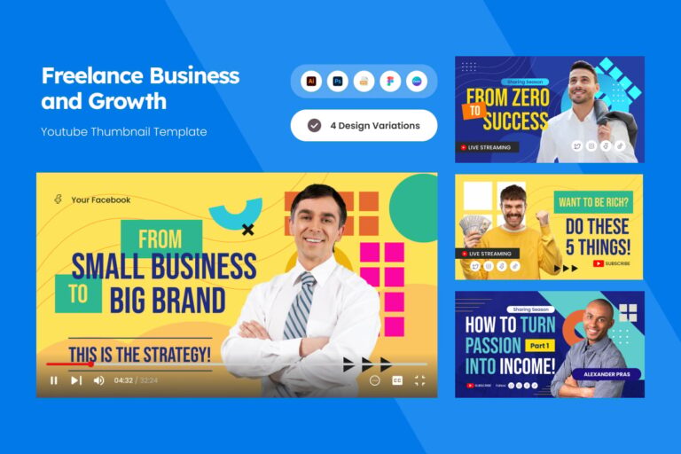 60+ Best YouTube Thumbnail Templates in 2025 | Design Shack