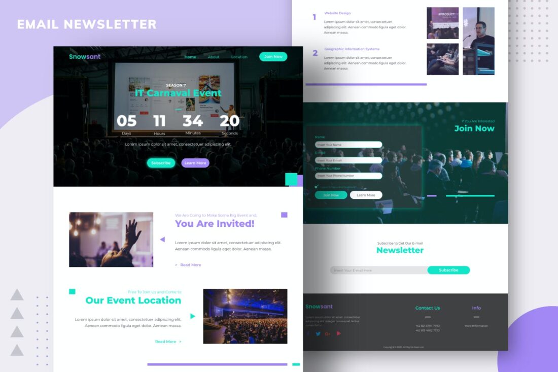 25+ Email Mockup Templates (Newsletters, Signatures, Marketing & More ...