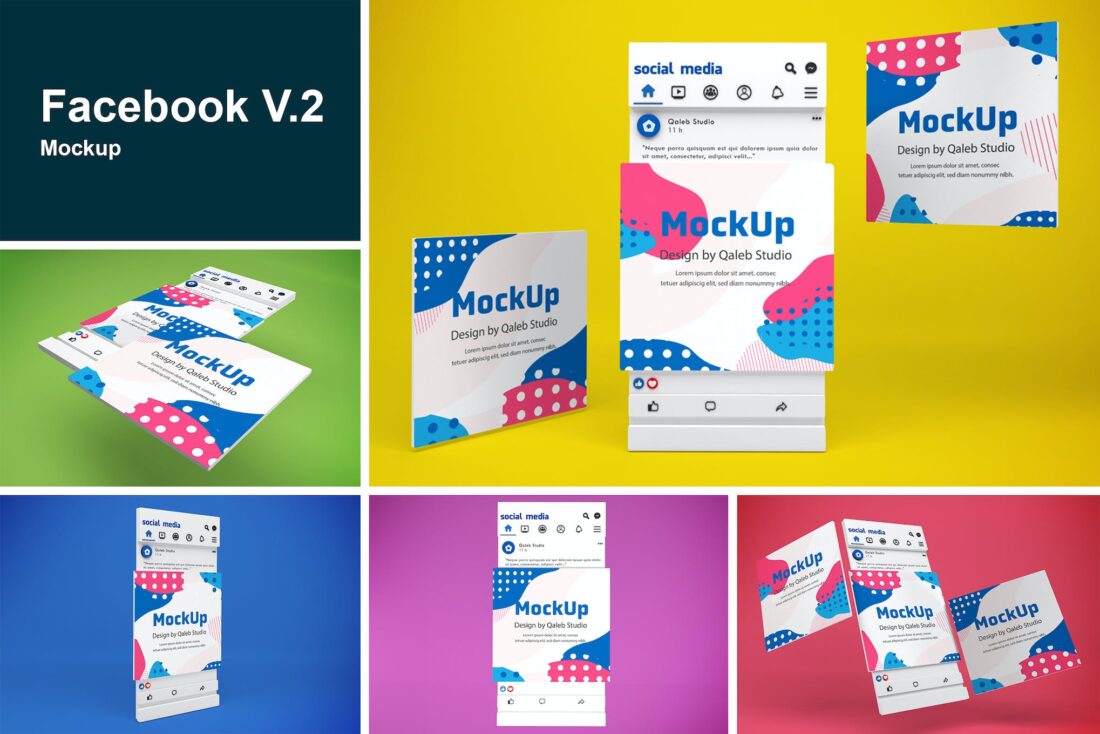 20+ Facebook Ad Mockups (For Carousel Ads + More) | Design Shack