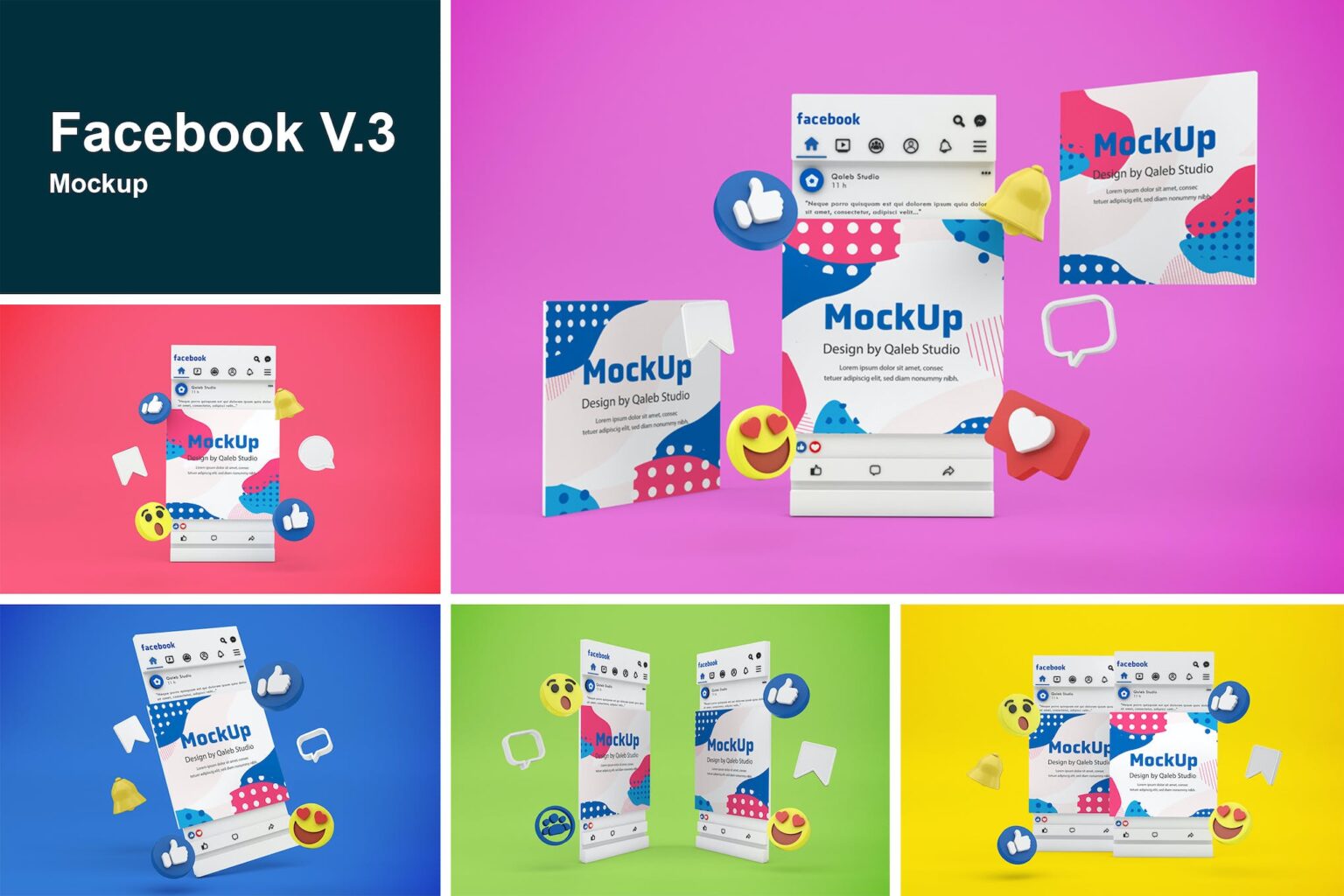 20+ Facebook Ad Mockups (For Carousel Ads + More) | Design Shack