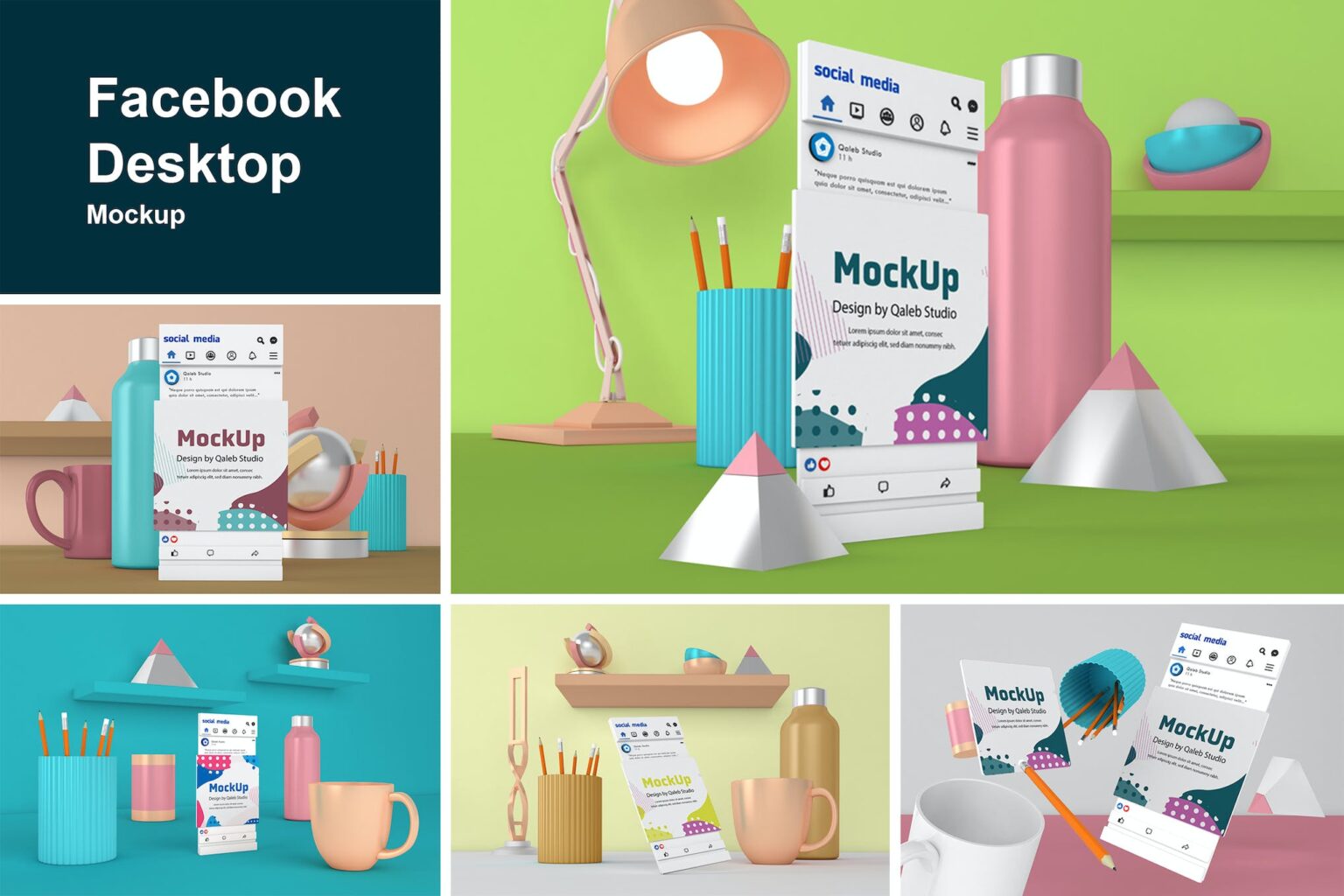 20+ Facebook Ad Mockups (For Carousel Ads + More) | Design Shack