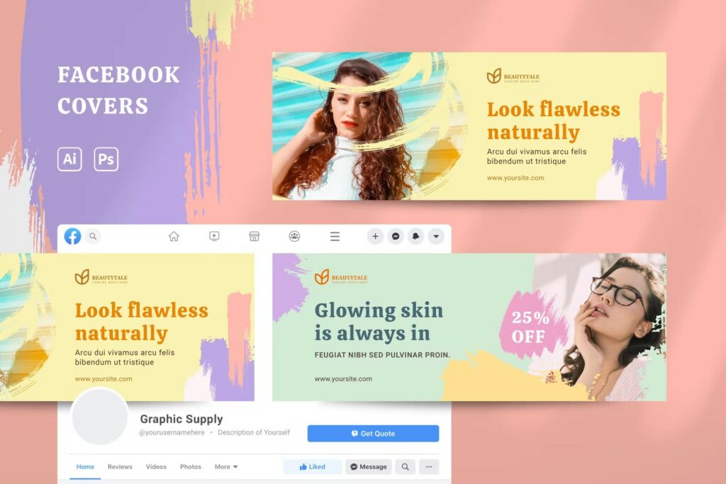 25+ Best Facebook Cover & Post Mockups – Yes Web Designs