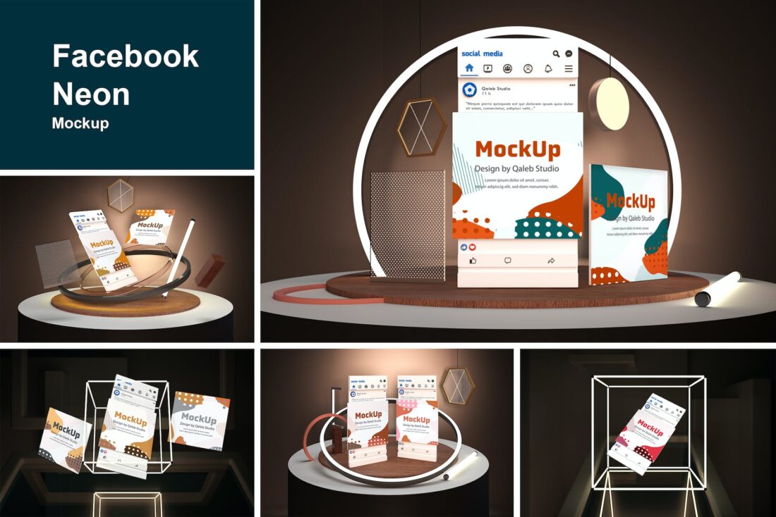20+ Facebook Ad Mockups (For Carousel Ads + More) | Design Shack