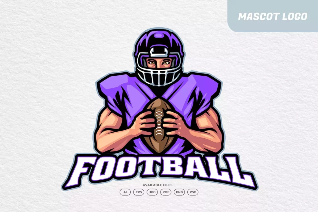 Fantasy Football Mascot Logo Template | Design Shack