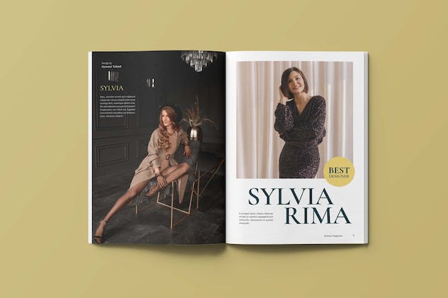 Fashion Luxury Magazine for InDesign | Design Shack