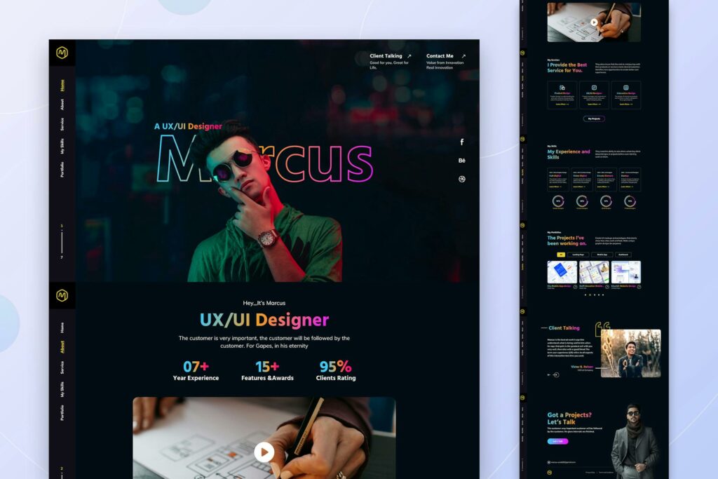 25+ Best Figma Portfolio Templates & Examples | Design Shack