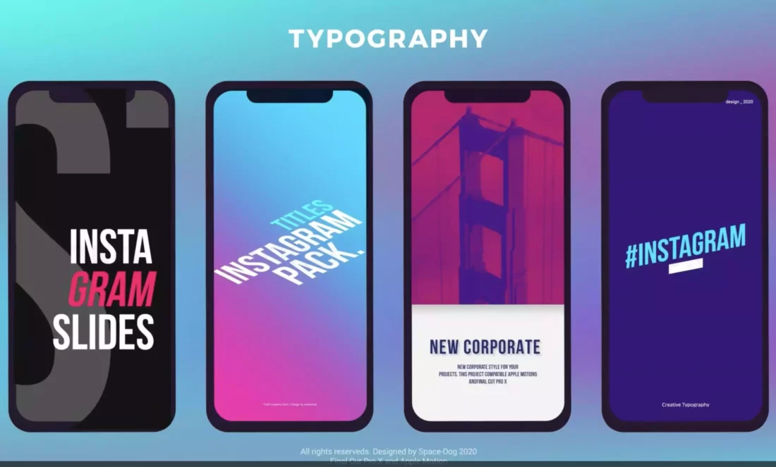 Final Cut Pro Instagram Graphics Pack | Design Shack
