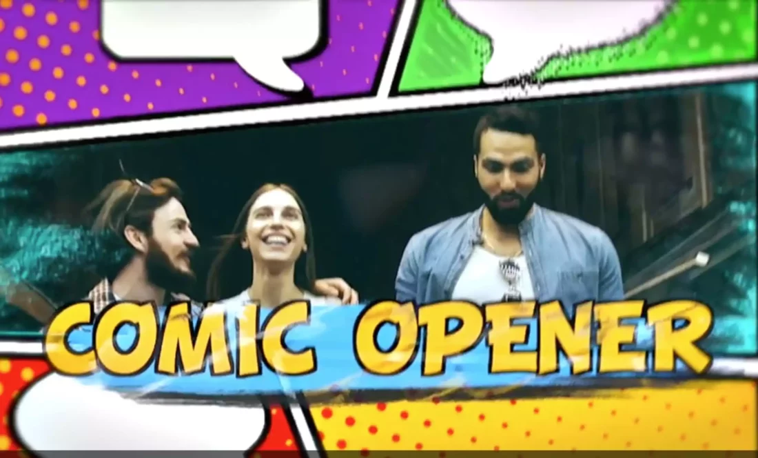 Comic Book Intro Final Cut Pro Template | Design Shack