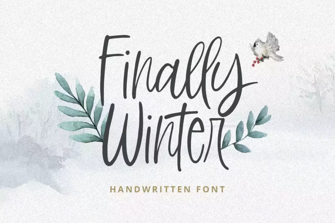 Finally Winter Font | Design Shack