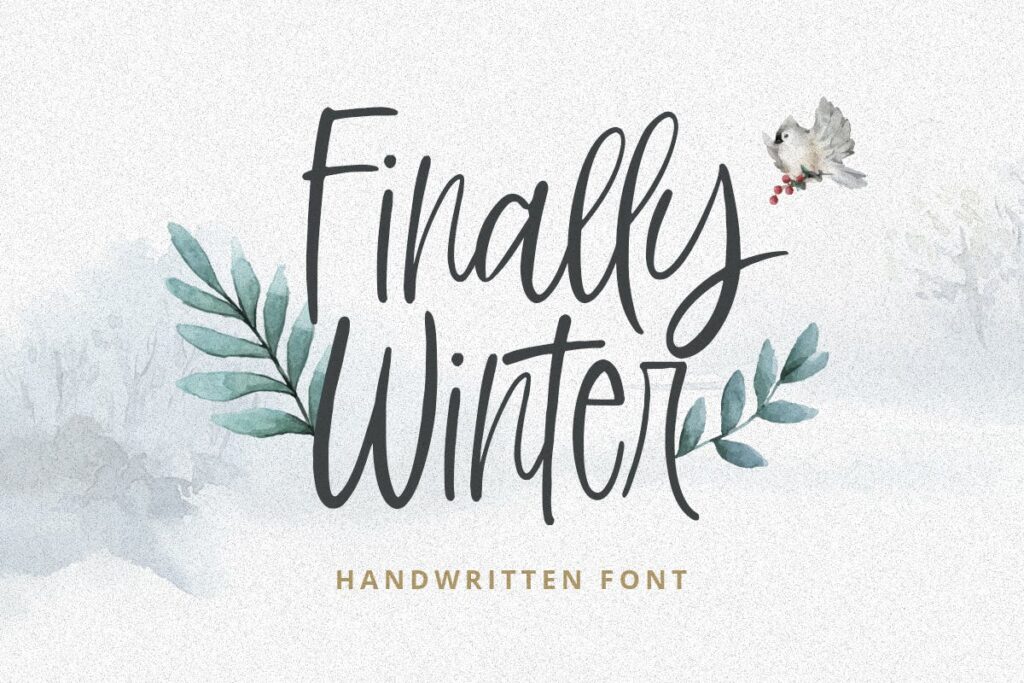 30+ Best Winter, Ice & Snow Fonts (Free & Pro) | Design Shack