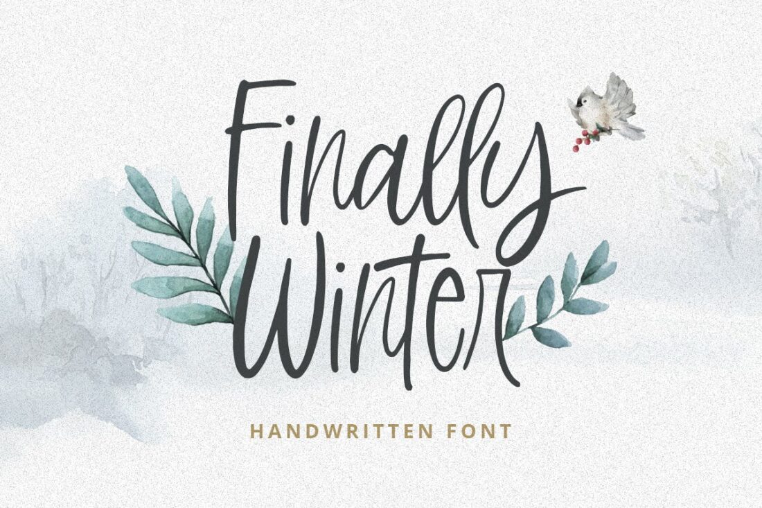 30+ Best Winter, Ice & Snow Fonts (Free & Pro) | Design Shack
