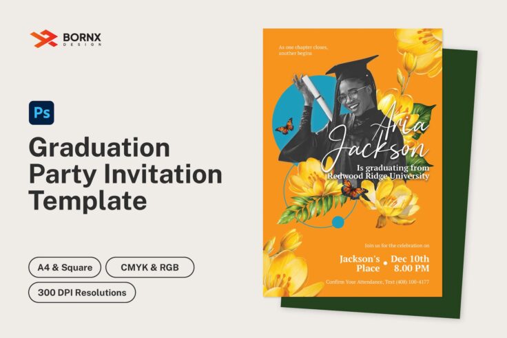 20+ Templat Wisuda Terbaik (Undangan, Pengumuman + Sertifikasi ...