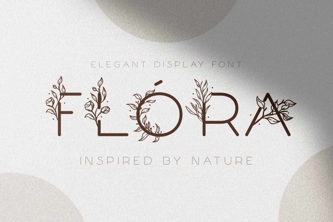 20+ Best Flower Fonts (Free & Pro Floral Fonts) | Design Shack