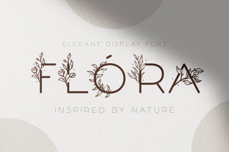 20+ Best Flower Fonts (Free & Pro Floral Fonts) | Design Shack