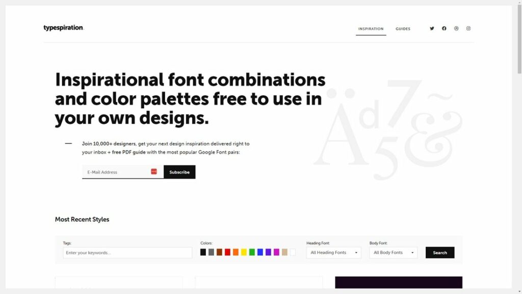 10 Best Typography Websites to Explore for Font Inspiration | Design Shack