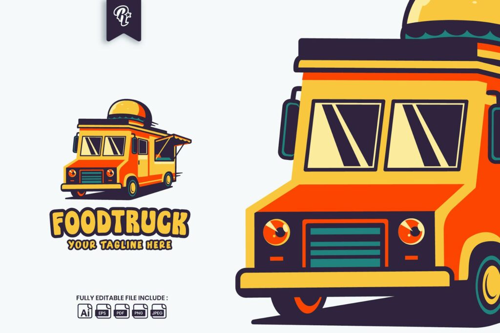 20+ Best Food Truck Logo Ideas & Templates | Design Shack