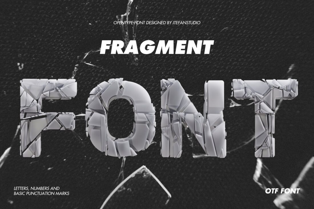 20+ Highest-Rated Broken & Cracked Fonts for Eye-Catching Design ...