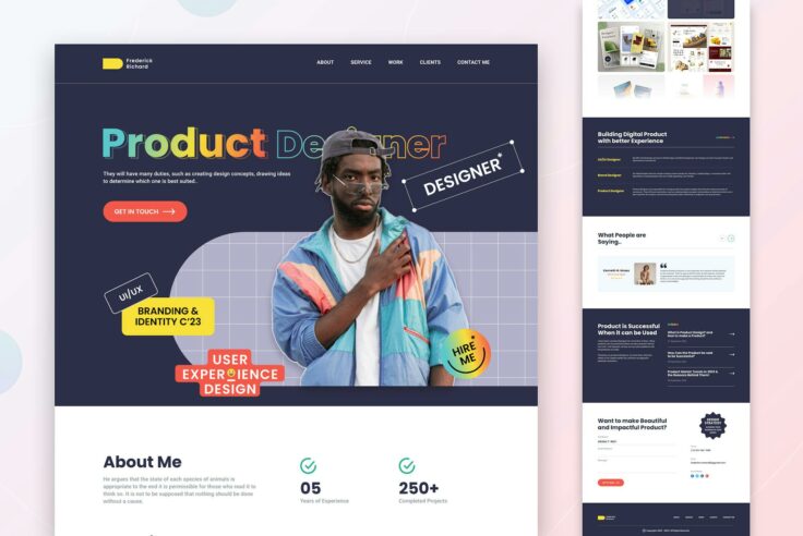 25+ Template & Contoh Portofolio Figma Terbaik - desainae.com